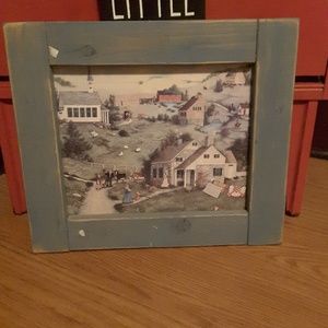 Wall Decor | Distressed Amish Countryside Framed Wall Art | Poshmark